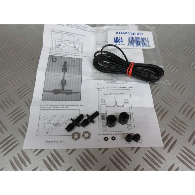 AK64.モンローエアーショック ホース フィッティング SET Air Shock Single Full Kit : GENUINE ...