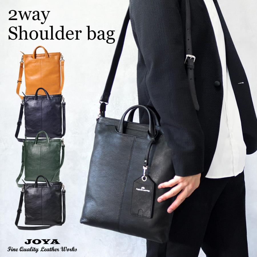 トートバッグ ショルダーバッグ 2way メンズ ブランド 大きめ a4 おしゃれ レディース 本革 肩掛け 斜め掛け 斜めがけ カジュアル レザー バッグ 人気 joya :j4602 ...