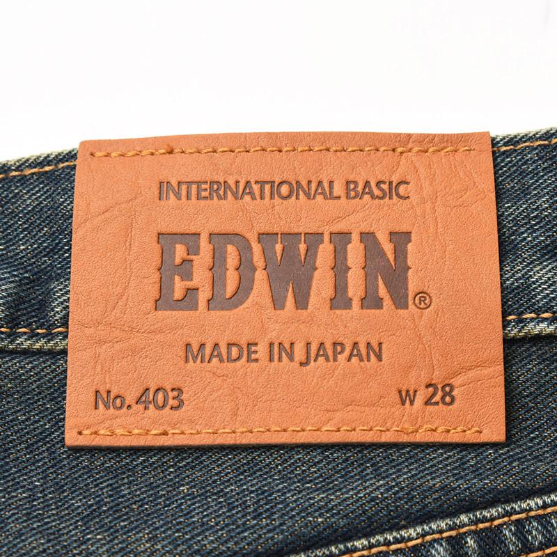 裾上げ無料 エドウィン EDWIN インターナショナルベーシック 403 ふつうのストレート メンズ ジーンズ 日本製 デニムパンツ ジーパン E403 : 403-1 : GEOGRAPHY ...