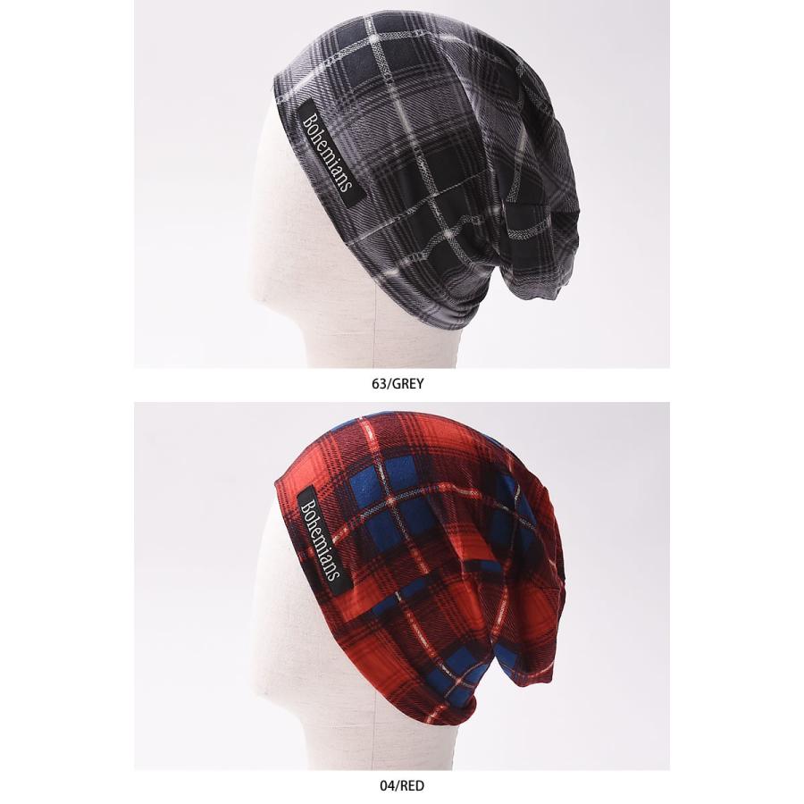 BOHEMIANS SALEセール10%OFF ボヘミアンズ Bohemians オールドチェック ワッチキャップ メンズ レディース 帽子 ...