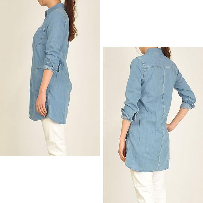 Lee SALE5%OFF リー デニム ワンピース ロングシャツ 長袖 Lee SALE5%OFF リー デニム ワンピース ロングシャツ 長袖