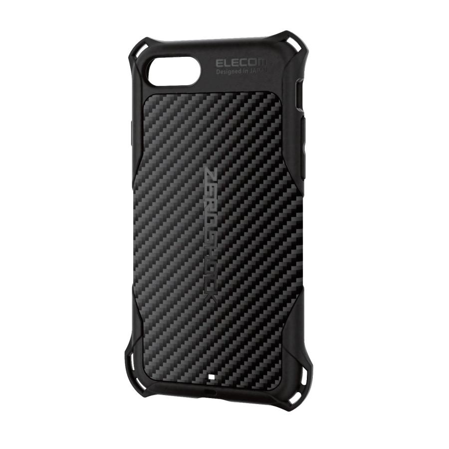 ELECOM エレコム iPhone SE (2020 第2世代) / 8 ケース カバー 衝撃吸収 【 落下時の衝撃から本体を守る 】 ZEROSHOCK iPh : がーべら - 通販 ...