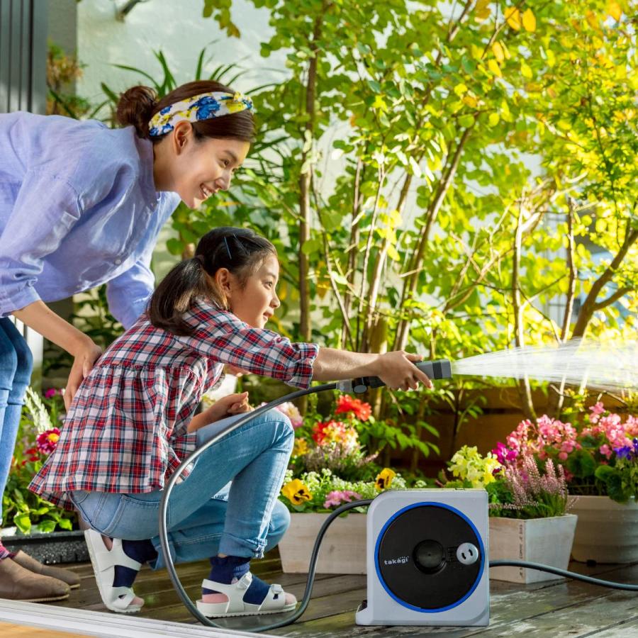 タカギ タカギ(takagi) ホース ホースリール NANO NEXT (ライトグレー， 10m) : がーべら - 通販 - Yahoo!ショッピング