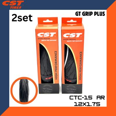 ランバイクタイヤ 2本セット CST CTC-15 AR 12×1.75 12インチ チームリミテッド GT GRIP PLUS アラミドビード 子供 キッズ 自転車 レース 競技 タイヤ2本 ...