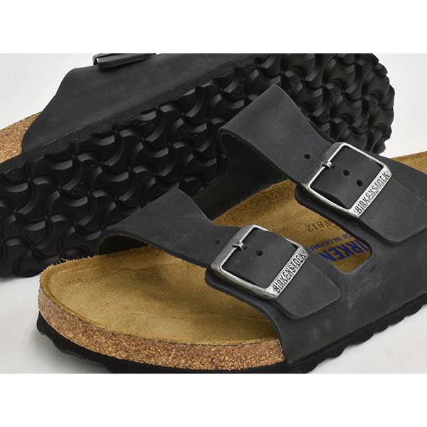 BIRKENSTOCK ARIZONA SFB 【ビルケンシュトック アリゾナ ソフトフットベッド SOFT FOOTBED】 BLACK / OILED LEATHER : GETTRY ...