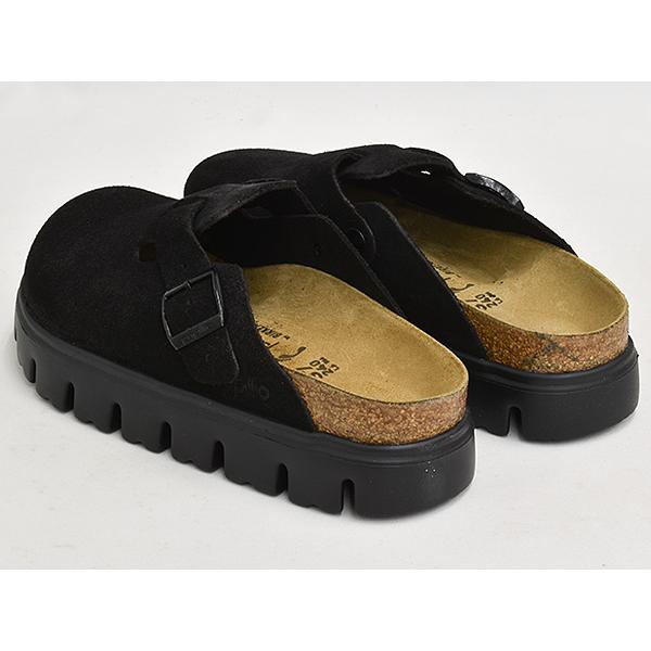 BIRKENSTOCK BOSTON PAP CHUNKY 【ビルケンシュトック ボストン チャンキー】 BLACK / SUEDE ...