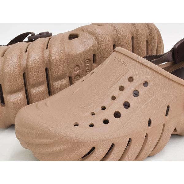 [9/30 0:00まで★決算セール]crocs ECHO CLOG 【クロックス エコー クロッグ】 LATTE : 207937-2q9 ...