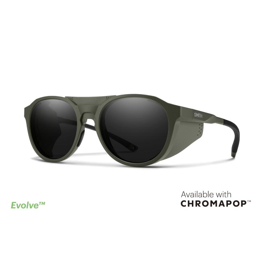 SMITH（ヘルメット、サングラス） SMITH スミス サングラス 【VENTURE Matte Moss 】 フィッシング アウトドア ...