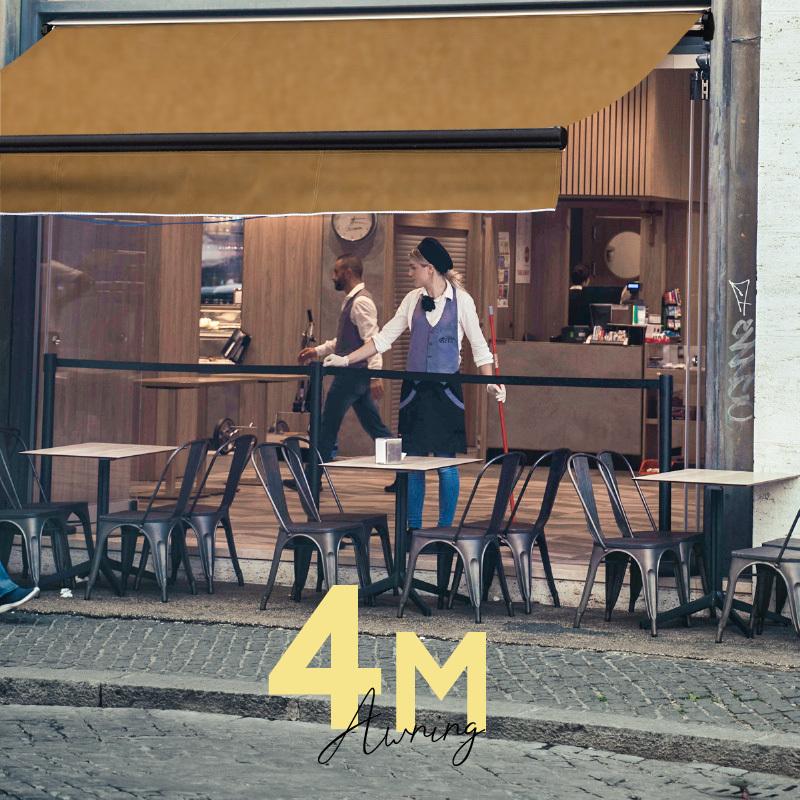 ブランド登録なし オーニングテント 4M 張出 2.5m 巻き取り式 防水 格納式 手動 黒フレーム ベージュ 折りたたみ 日除けシェード : ジージーバンク ヤフー店 - 通販 ...