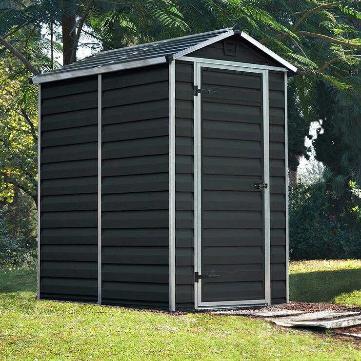 CANOPIA by PALRAM 4x6 パルラム カノピア スカイライト ガーデンシェッド 121cm 177cm 203cm サイズ 大型物置 ポリカーボネート制 多機能ストレージ ...