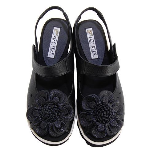 FIZZ REEN REEN フィズリーン 革 フラワーモチーフ 厚底 サンダル : GHILLI - 通販 - Yahoo!ショッピング