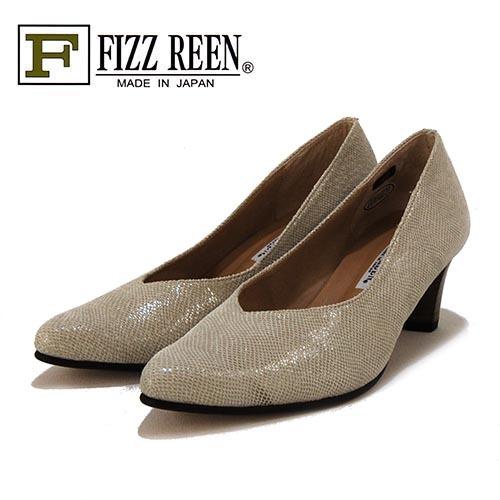 FIZZ REEN FIZZREEN フィズリーン 革（リザード型押） プレンパンプス : GHILLI - 通販 - Yahoo!ショッピング