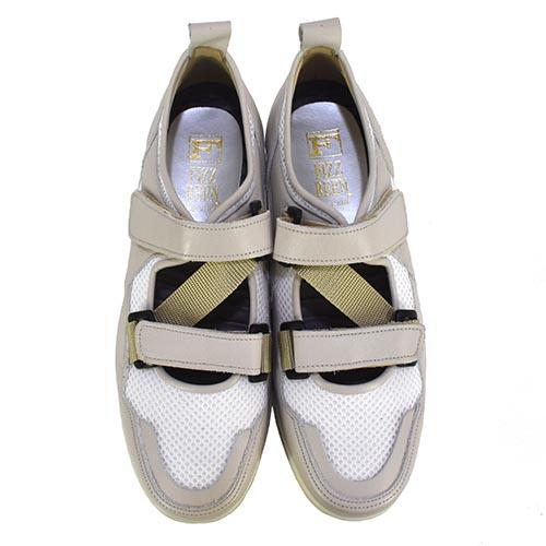 FIZZ REEN FIZZREEN フィズリーン 革X生地 甲ストラップ 厚底 カジュアルシューズ : GHILLI - 通販 - Yahoo!ショッピング