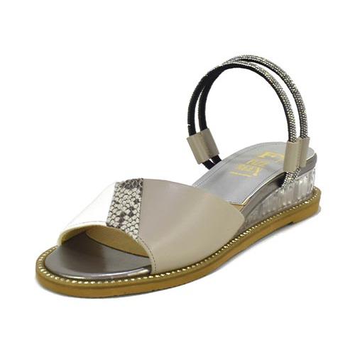 FIZZ REEN（フィズリーン） [SALE30%OFF] 革（スムースX型押） ビジューストラップ サンダル : GHILLI - 通販 - Yahoo!ショッピング