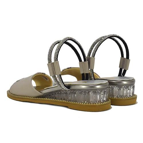 FIZZ REEN（フィズリーン） [SALE30%OFF] 革（スムースX型押） ビジューストラップ サンダル : GHILLI - 通販 - Yahoo!ショッピング