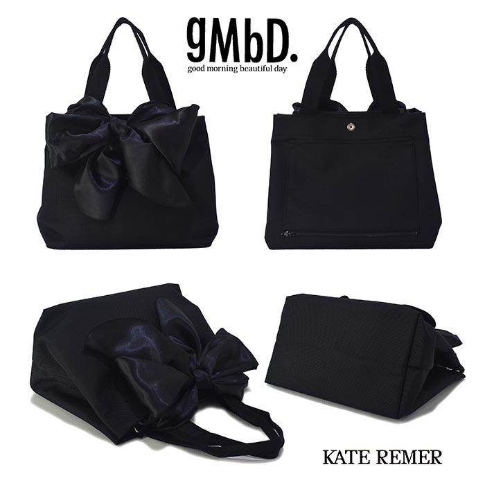 gMbD(good morning beautiful day) 生地 サテンリボン 2WAYバッグ (Travel Ribbon Tote ...