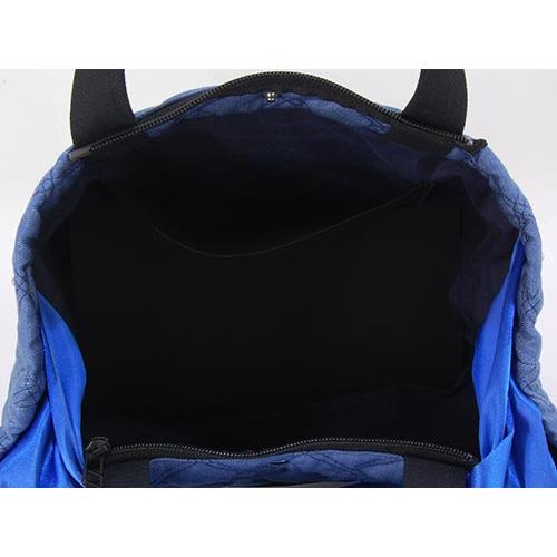 gMbD(good morning beautiful day) デニムキリティング サテンリボン トートバッグ WM : kebiuwm ...