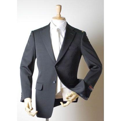 日本製 合服 ウール99％シングル2BブラックスーツRM16100Y体 礼服 喪服