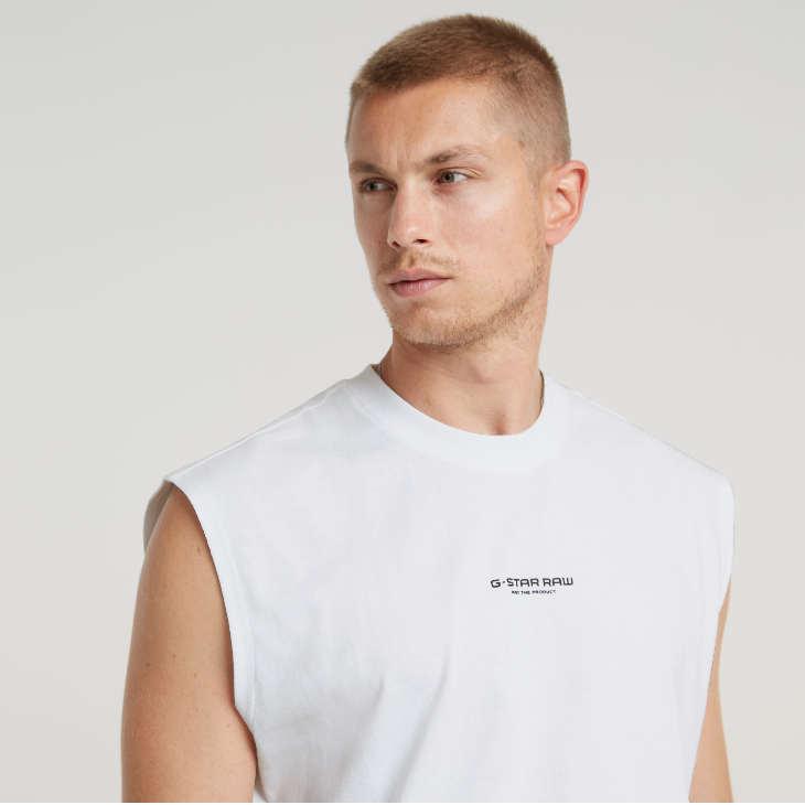 G-STAR RAW (ジースターロゥ) BOXY SLEEVELESS T-SHIRT G-STAR RAW (ジースターロゥ) BOXY SLEEVELESS T-SHIRT