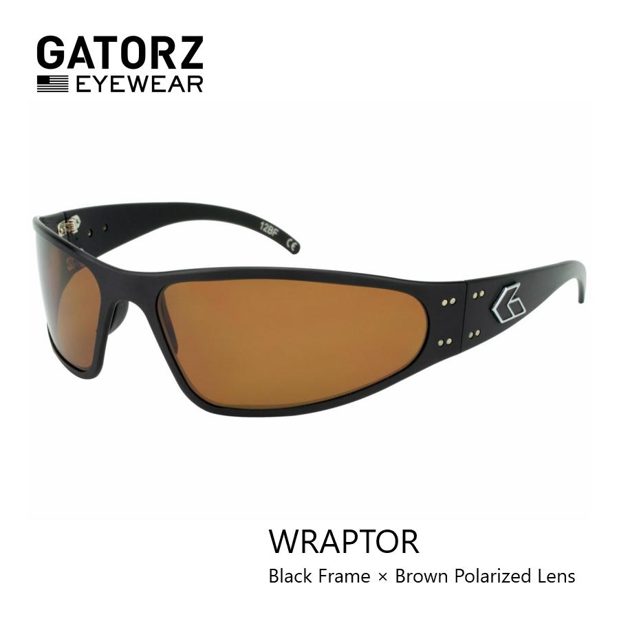 GATORZ WRAPTOR BLACK FRAME x BROWN POLARIZED (ゲイターズ GATORZ WRAPTOR BLACK FRAME x BROWN POLARIZED (ゲイターズ