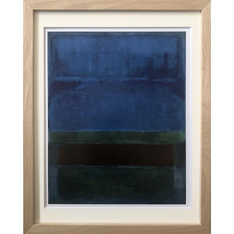 ( アートフレーム ) Mark Rothko Untitled 1952 (Blue Green and Brown) ポスター アート ...