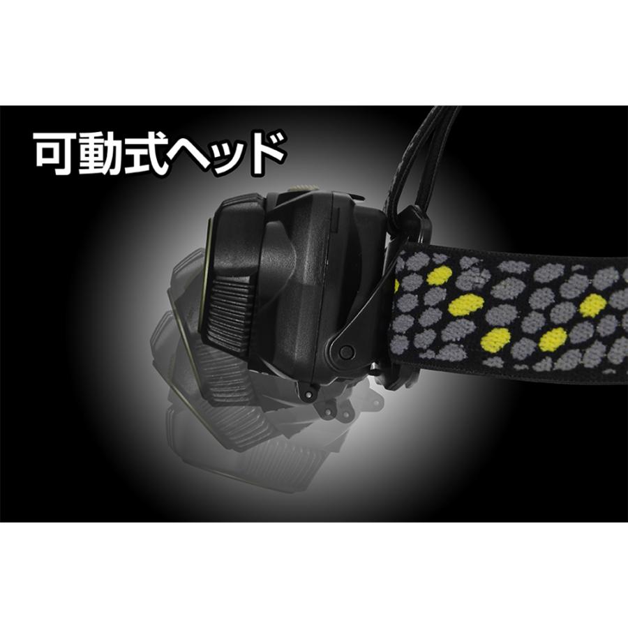 GENTOS 訳あり特別価格 ジェントス ヘッドライト W STARシリーズ WS-443HD 乾電池式 充電池式 アウトドア 作業 LED ギフト対応不可 (sa) : ギフトマン ...