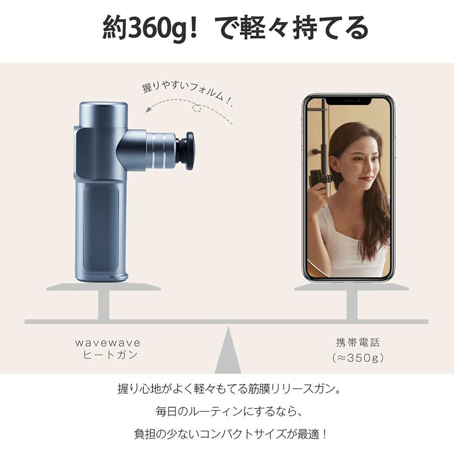リフレッシュハンディガン ボディケア wavewave コンパクトなのにパワフルな振動 リリースガン（グレー）WAVE003 : youty japan - 通販 - Yahoo!ショッピング