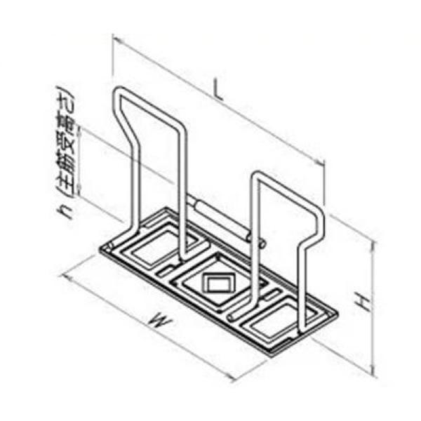 NSP(DIY) NSP M型鉄筋ベース 200×280×230 h70 (34入) エヌエスピー 住宅基礎関連 型枠 8206704 : GO&GO - 通販 - Yahoo!ショッピング