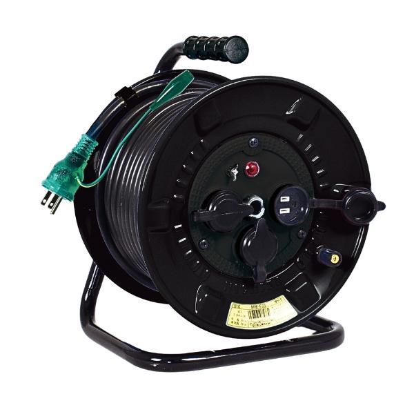 サンピース 防雨型コードリール NPW-E33-SPB 30m 防雨防塵型 屋外用 アース付 工事現場 作業場 延長電線 : GO&GO - 通販 - Yahoo!ショッピング