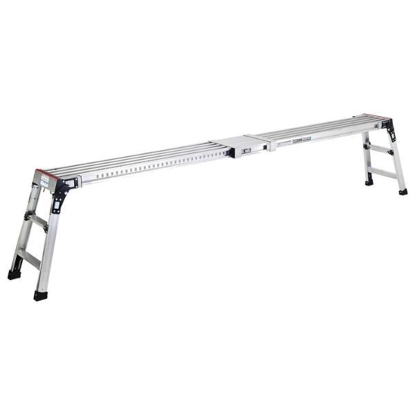 ALINCO アルインコ 伸縮天板付足場台 VSK2606 天板寸法：236×1633〜2653mm 天板高さ：0.60m : GO&GO - 通販 - Yahoo!ショッピング