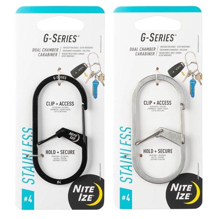NITE IZE（ナイトアイズ） Gカラビナー #4 GS4-01-R6 : ギガメディアYahoo!ショップ - 通販 - Yahoo!ショッピング