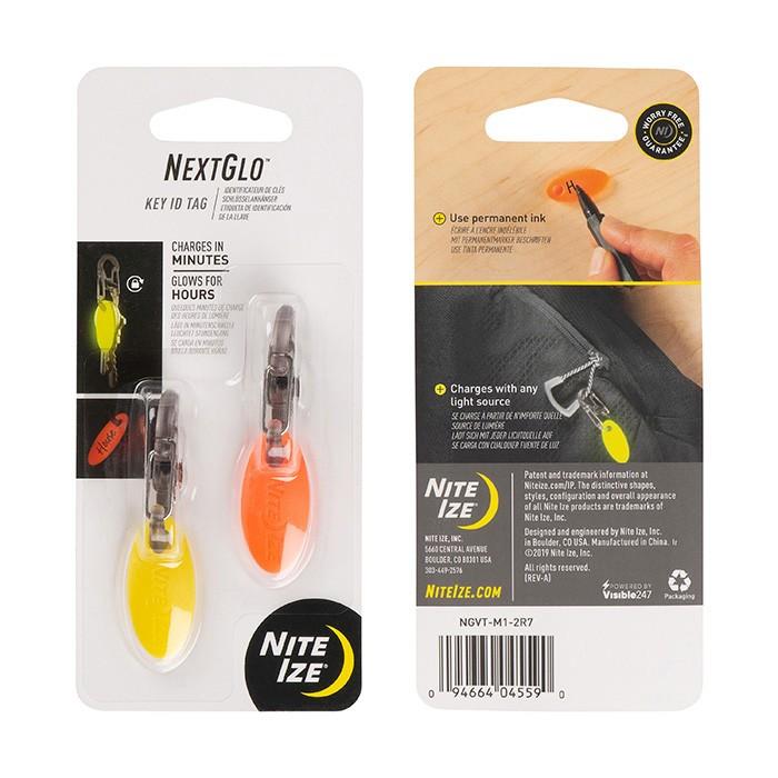 NITE IZE ネクストグロー ルミナリーIDタグ 2個入 NGVT-M1-2R7 NiteIze : ギガメディアYahoo!ショップ - 通販 - Yahoo!ショッピング