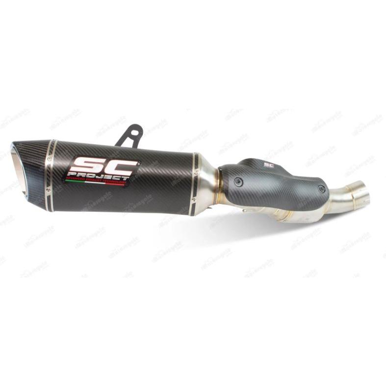 SCプロジェクト アプリリア RSV4 1100 Factory 2019-2020 SC1-R チタンスリップオンマフラー A18-91C ...