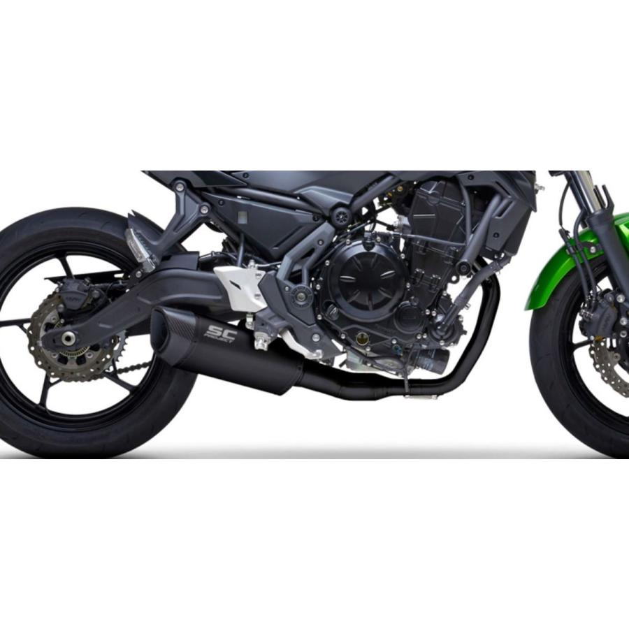 SCプロジェクト NINJA 650 '20 フルエキ 2-1 & SC1-R GT ブラックエディション (ユーロ4対応 ) K26D ...