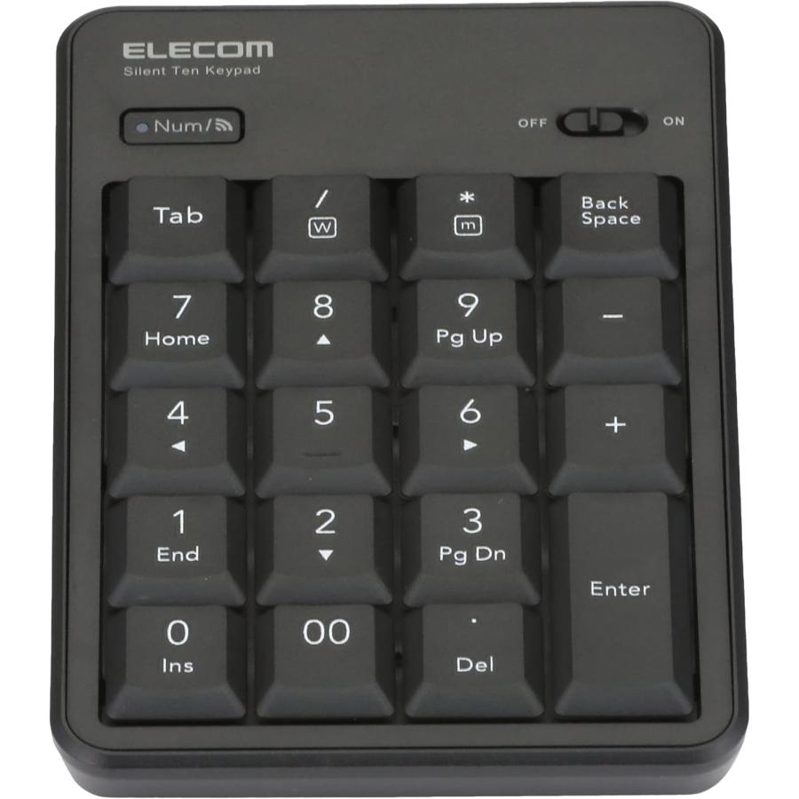 ELECOM（エレコム） テンキー Bluetooth 無線 静音 Windows/Chrome OS/macOS対応 ブラック TK-TBM023SKBK : Gikstore - 通販 ...