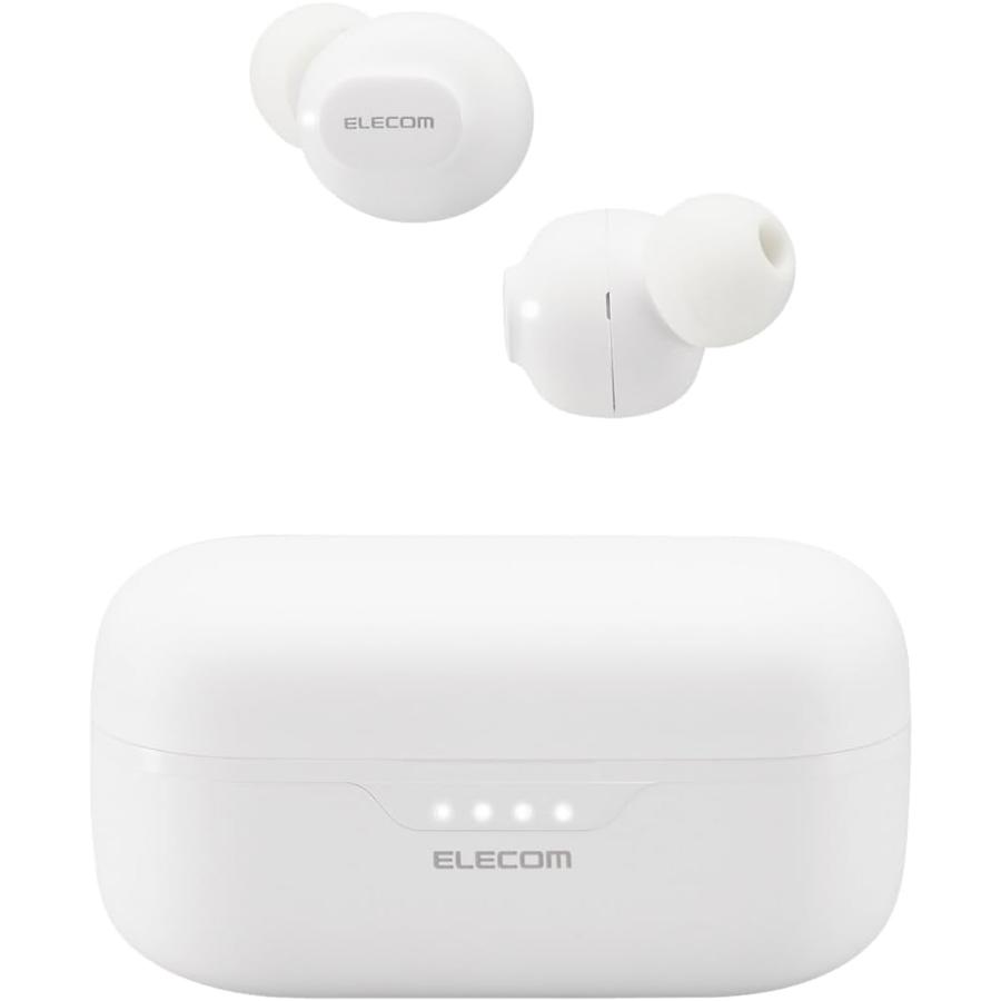 ELECOM エレコム ワイヤレス イヤホン bluetooth AAC対応 Bluetooth5.3 連続再生5時間 低遅延 ホワイト LBT-TWS16WH : Gikstore - 通販 ...