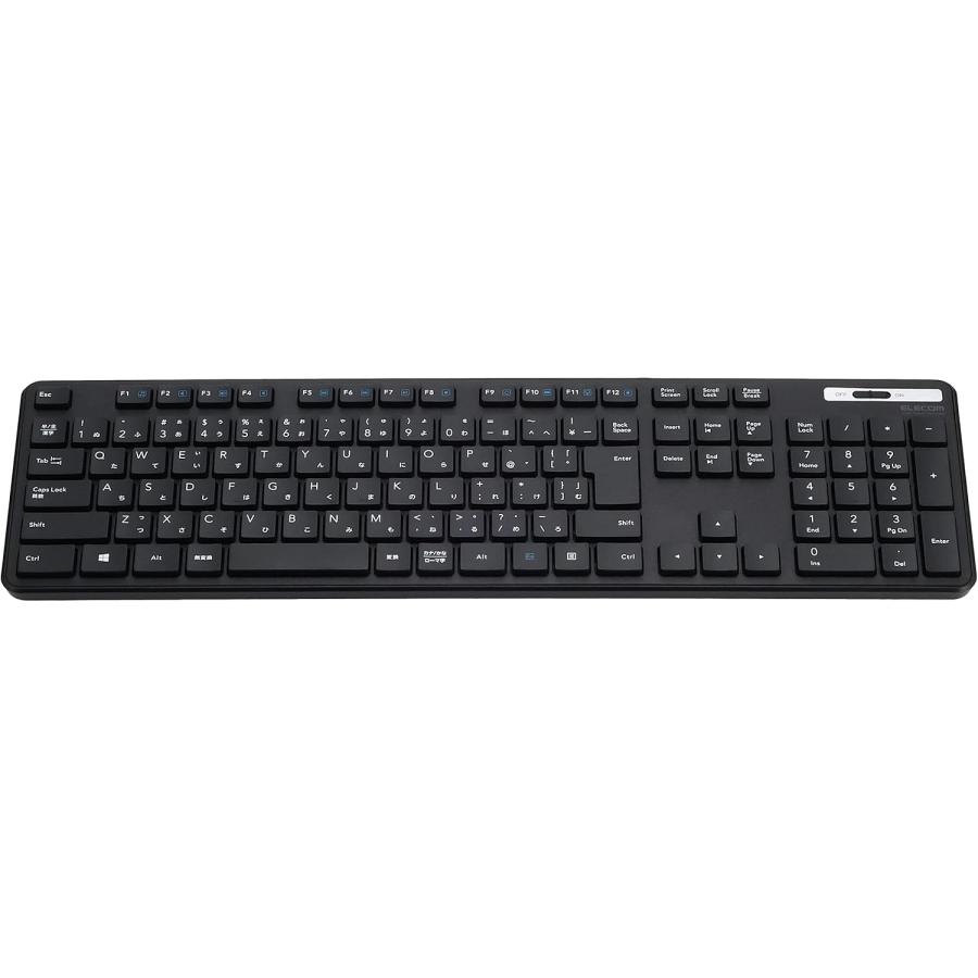 ELECOM（エレコム） キーボード ワイヤレス マウスセット テンキー付 薄型 メンブレン式 抗菌 ブラック TK-FDM110MKBK : Gikstore - 通販 - Yahoo!ショッピング