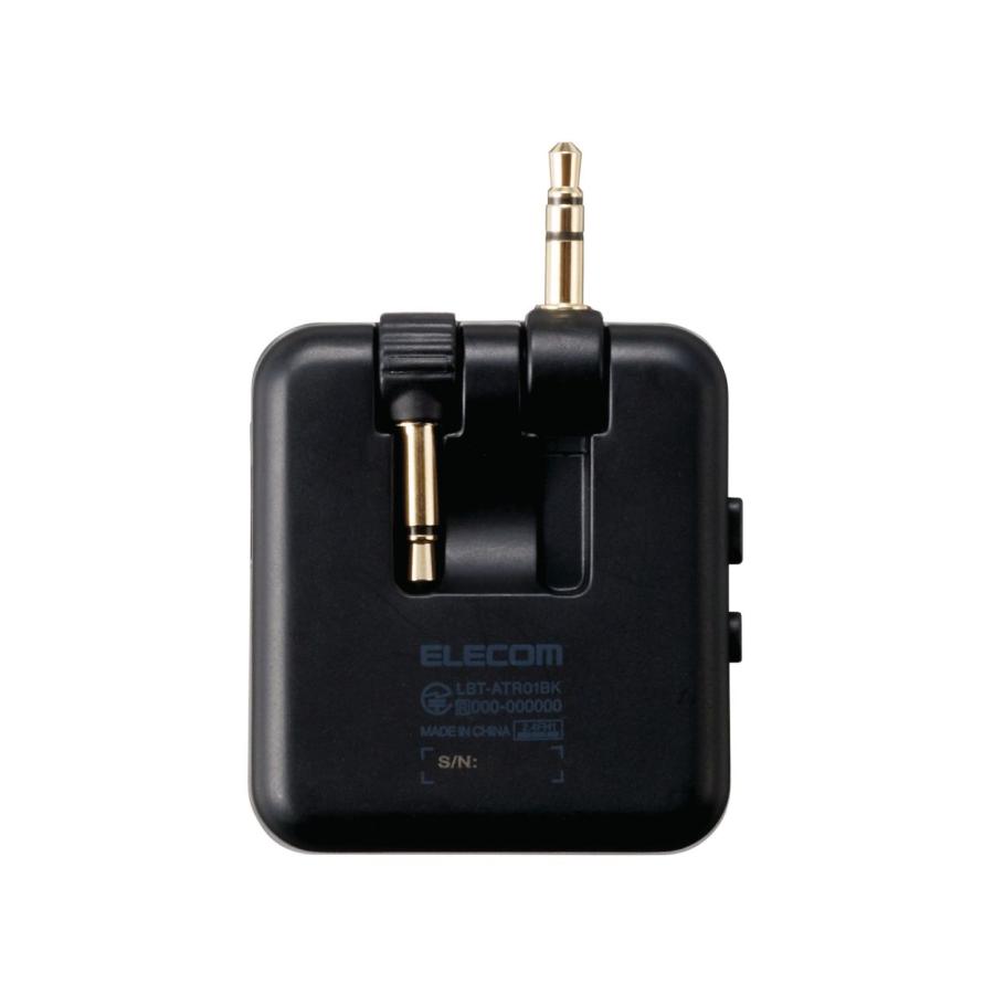 エレコム Bluetooth トランスミッター レシーバー 受信機 送信機 24時間連続再生 Bluetooth5.0 【テレビや飛行機、車の音楽をワイヤレス】 ブラック LBT ...