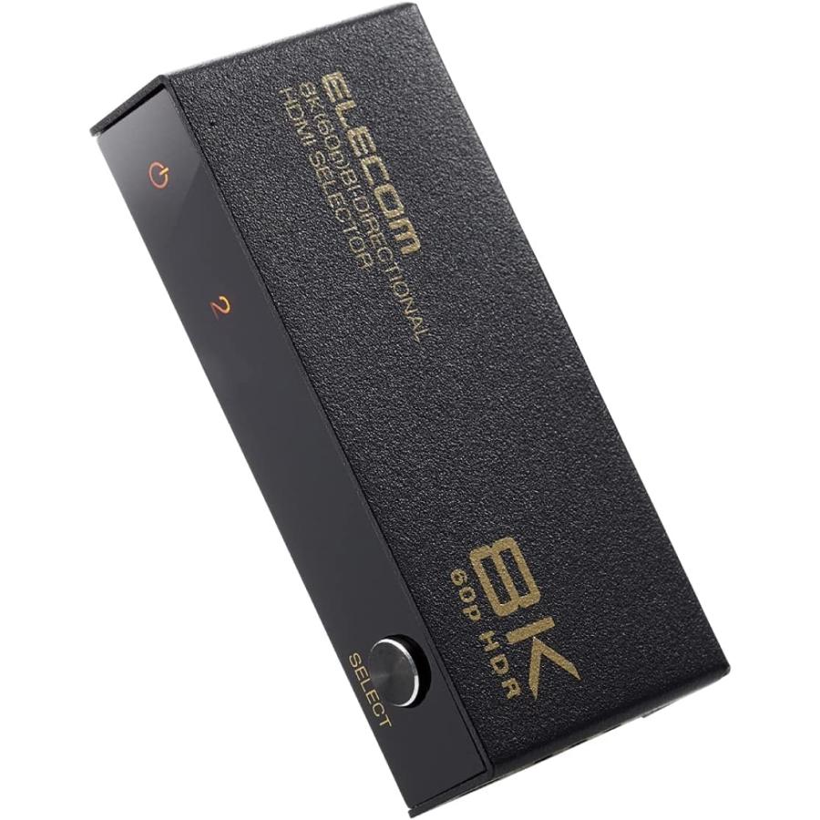 ELECOM エレコム(ELECOM) HDMI切替器 8K60Hz/4K120Hz対応 双方向 PS5/PS4/PS3/Switch/FireTVStick対応 2入力1出力 自動 手動 ...