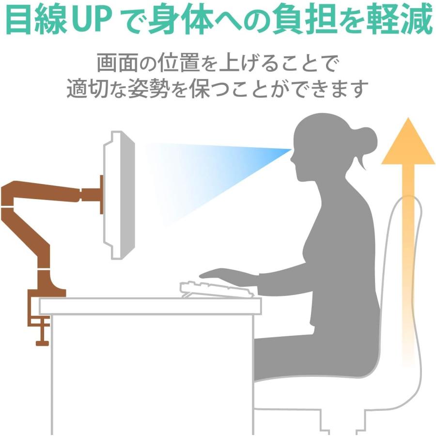 ELECOM エレコム ディスプレイアーム 液晶ディスプレイ シングルアーム ロング ガス式 耐荷重:9.0kg シルバー DPA-SL02SV : Gikstore - 通販 - Yahoo ...