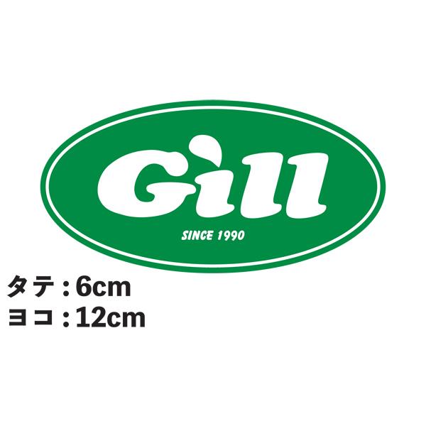 GILL オーバルステッカー ネコポス対応商品 : ギル Yahoo店 - 通販 - Yahoo!ショッピング