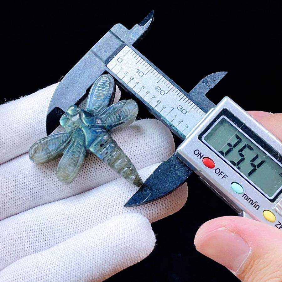 PROME 天然石 一点物 特別仕様品・ラブラドライト・彫刻品・左右の穴・使い方動画付き（ネックレス ＆ ペンダント＆ブレスレット多用型）A00757 : 天然石工場直売店 PROME ...