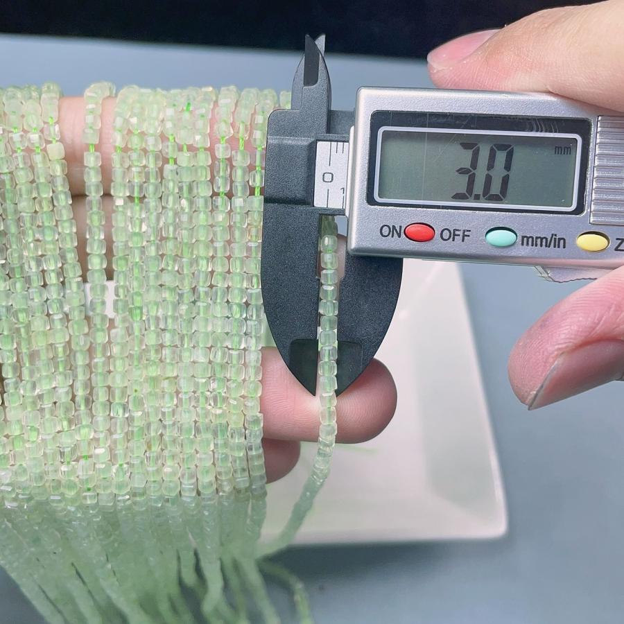 PROME 天然石 高品質 プレナイト キューブカット 連材 NO.MD04 : 天然石工場直売店 PROME - 通販 - Yahoo!ショッピング