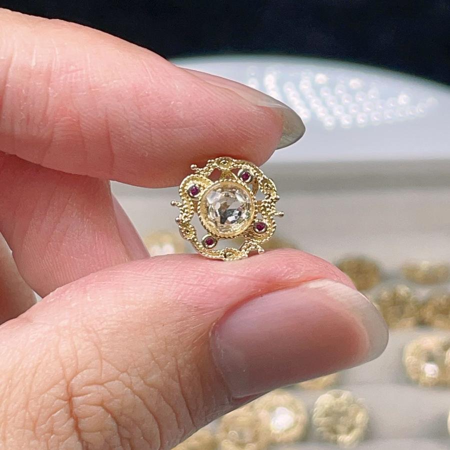 PROME 瑠璃 銅 貫通孔 NO.P1053 :P1053:PROME - 通販 - Yahoo!ショッピング