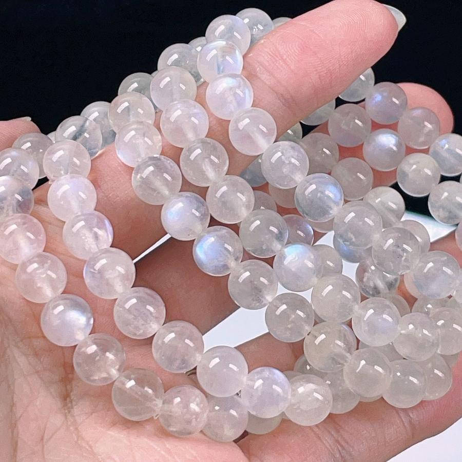 PROME 天然石 ブルームーンストーン ブレスレット NO.P1718 : 天然石工場直売店 PROME - 通販 - Yahoo!ショッピング