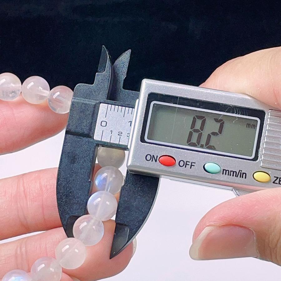 PROME 天然石 ブルームーンストーン ブレスレット NO.P1718 : 天然石工場直売店 PROME - 通販 - Yahoo!ショッピング