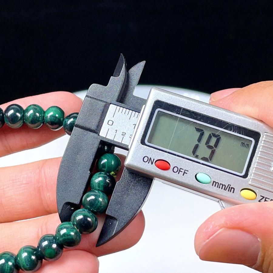 PROME 天然石 マラカイト 8mm ブレスレット NO.P1933 : 天然石工場直売店 PROME - 通販 - Yahoo!ショッピング