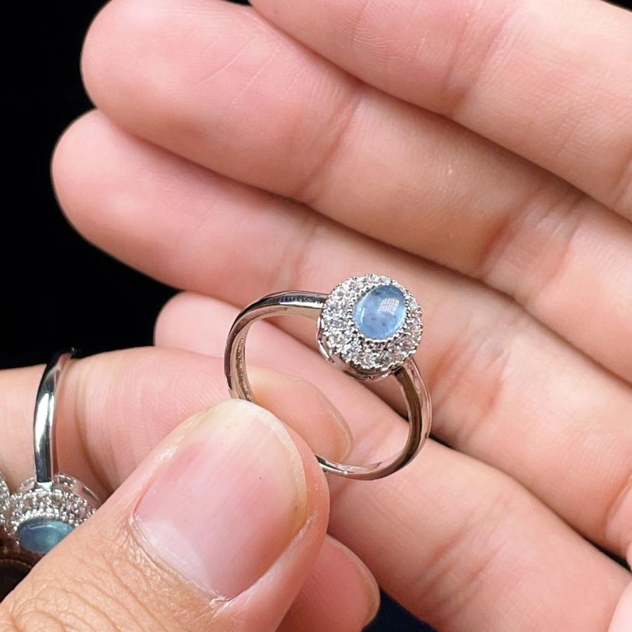 PROME 天然石 アクアマリン・白銅指輪・フリーサイズ P2706 : 天然石工場直売店 PROME - 通販 - Yahoo!ショッピング