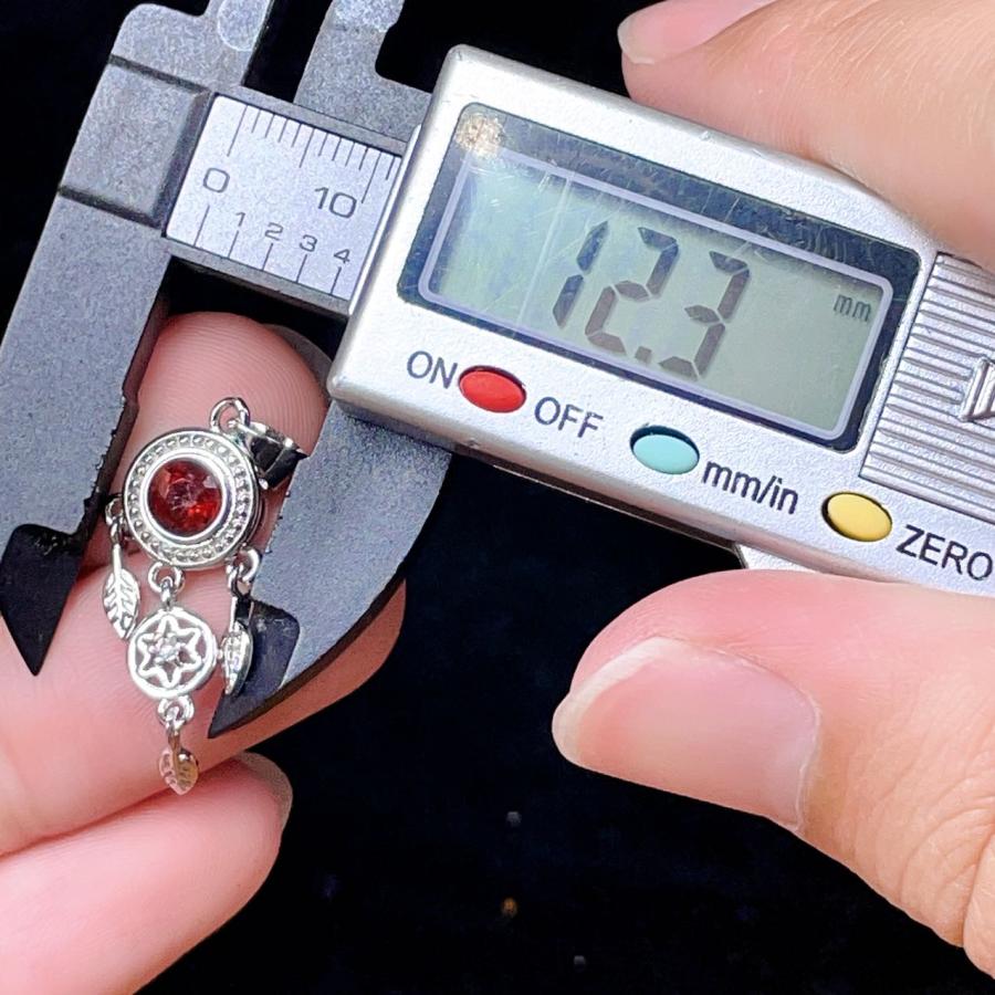 PROME 天然石 特別仕様品・ガーネット・白銅・ペンダントトップ NO.P3366 : 天然石工場直売店 PROME - 通販 ...