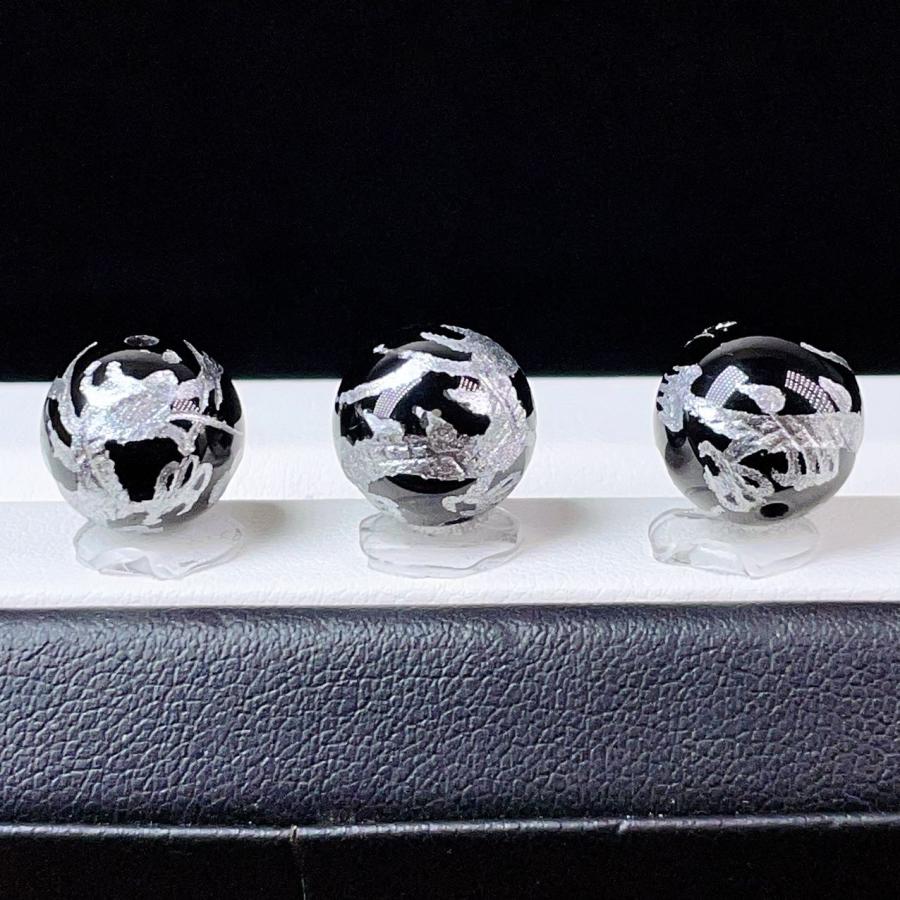PROME・高品質・天然石 大人気・風水四神・オニキス・青龍・12mm・貫通孔・彫刻品・パーツ 【東を司る神・出世・成功・財運】NO ...